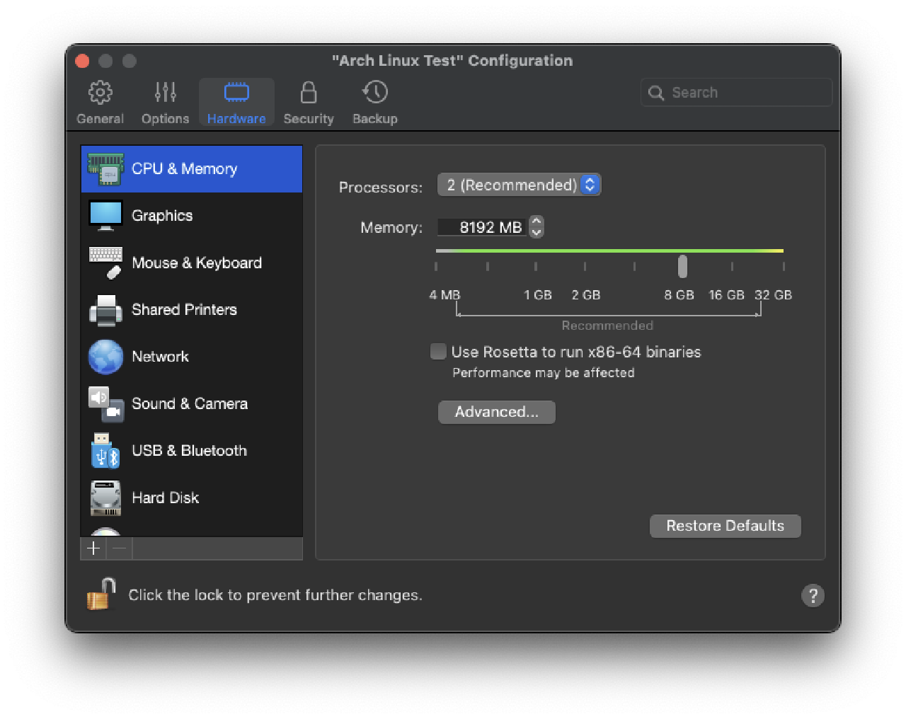 Arch Linux Parallels VM on M1 (Apple Silicon) · mattmoore.io